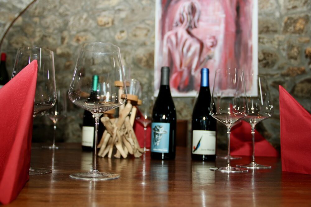 Wein Degustation im Torkel - Weingut Jann Marugg | Fläsch